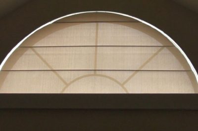 Arched Motorized Roller Shade – DEL Motorized Solutions Inc.